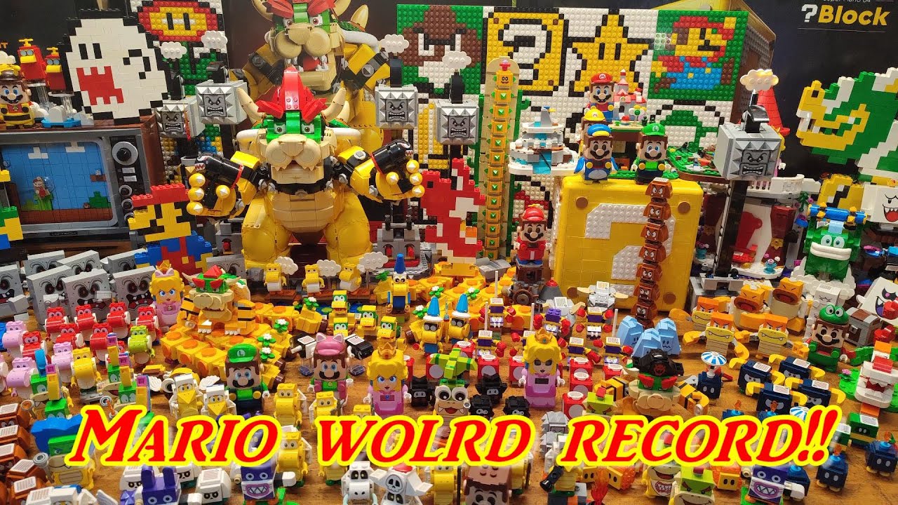 Mario Luigi and Peach Big Collection! Over 300 Mario Character! - YouTube
