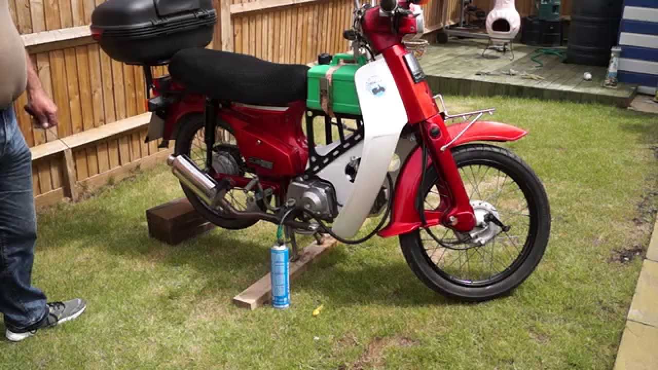 propane motorbike - YouTube