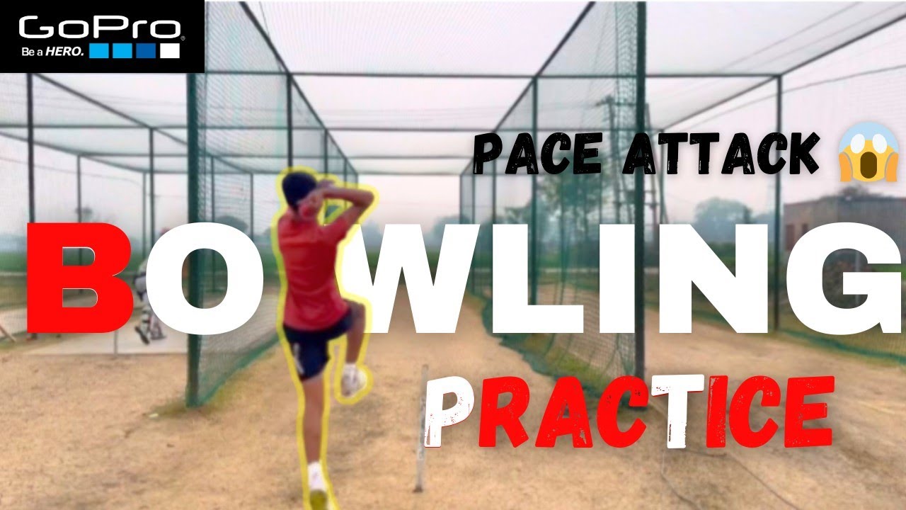 😱 BOWLING PRACTICE 🔥 full effort bowling practice | pace ATTACK # ...