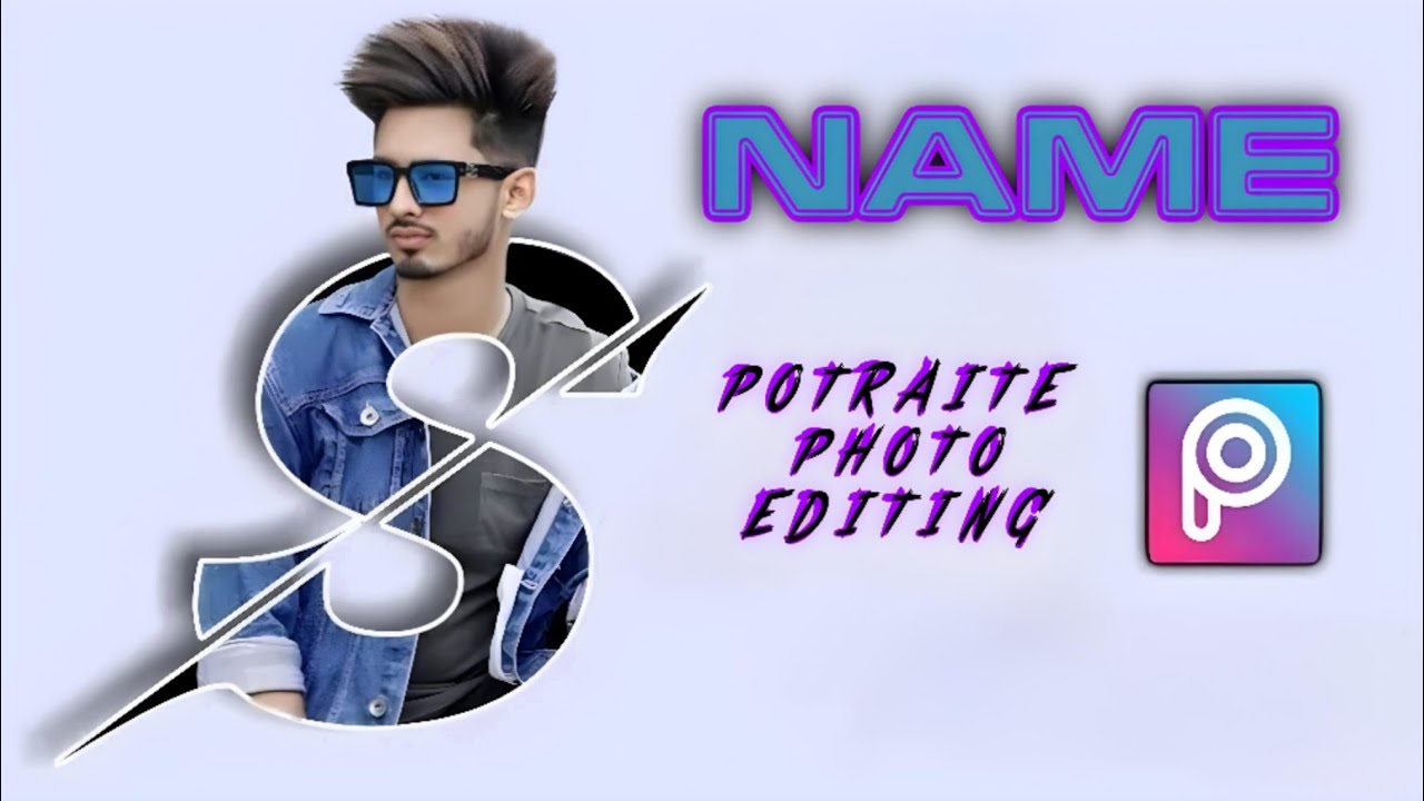 letter potraite photo editing in picsart full tutorial alphabet photo ...