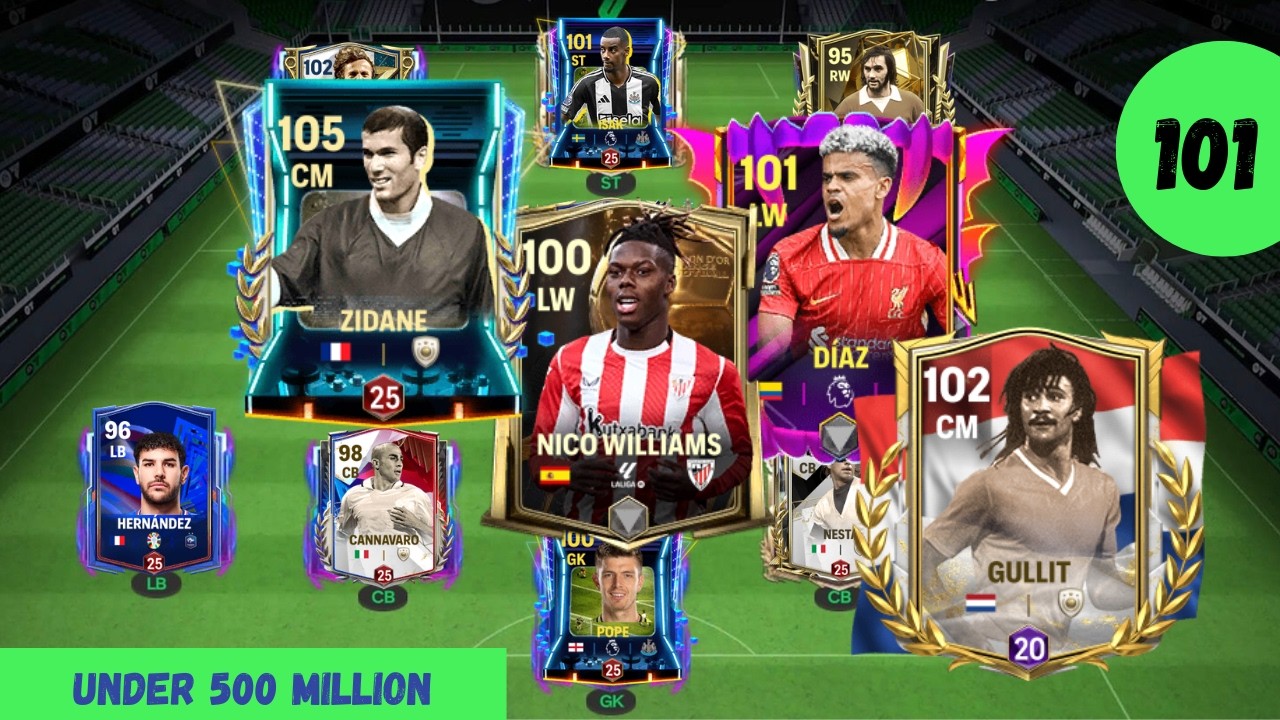 MONSTER TEAM IN FC MOBILE UNDER 500 MILLION COINS - YouTube