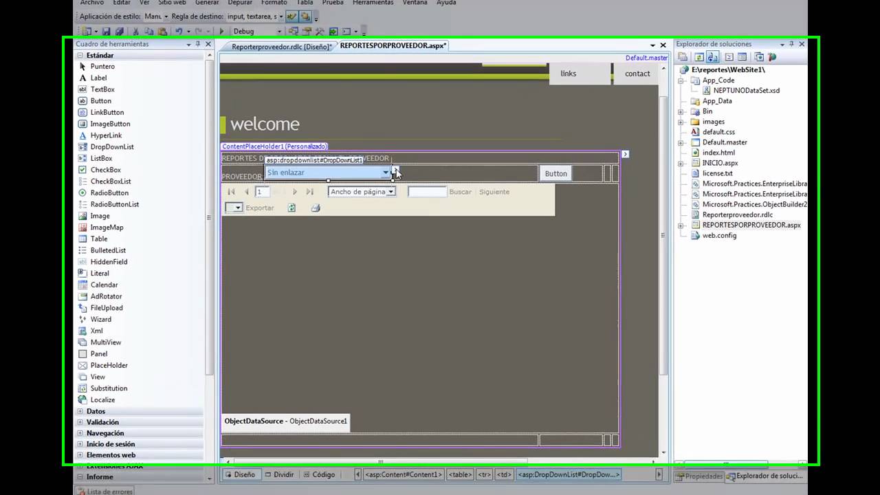 Tutorial de REPORTVIEWER - YouTube