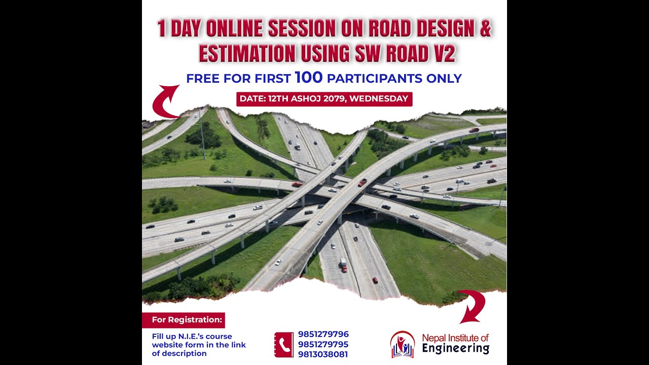 Online Session on Road Design & Estimation Using SW Road V2 - YouTube