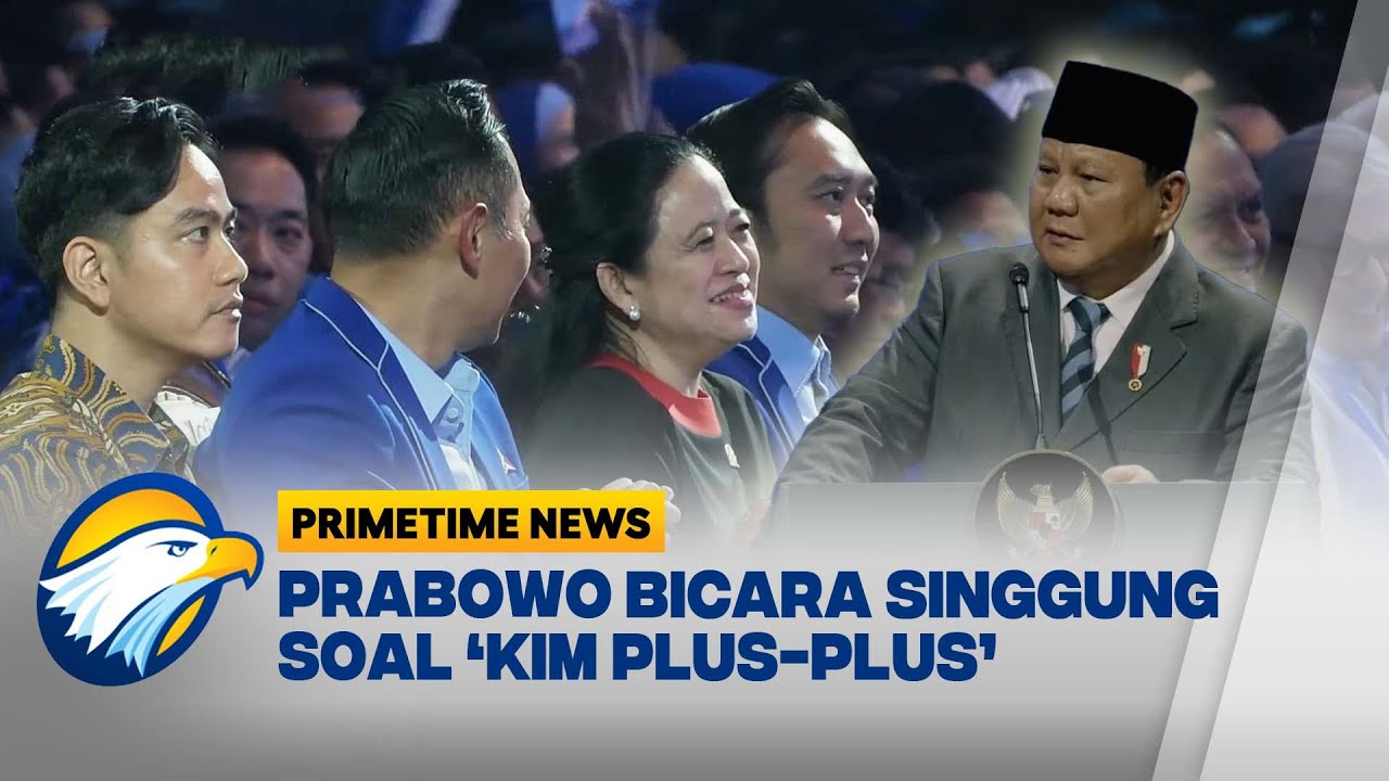 Di Depan Puan, Presiden Bicara 'KIM Plus-Plus' [Primetime News] - YouTube