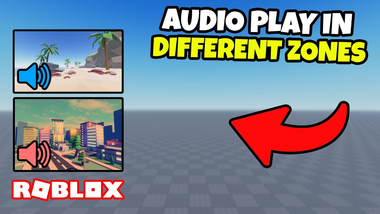 How to make AUDIO PLAY IN DIFFERENT ZONES in ROBLOX STUDIO! - YouTube