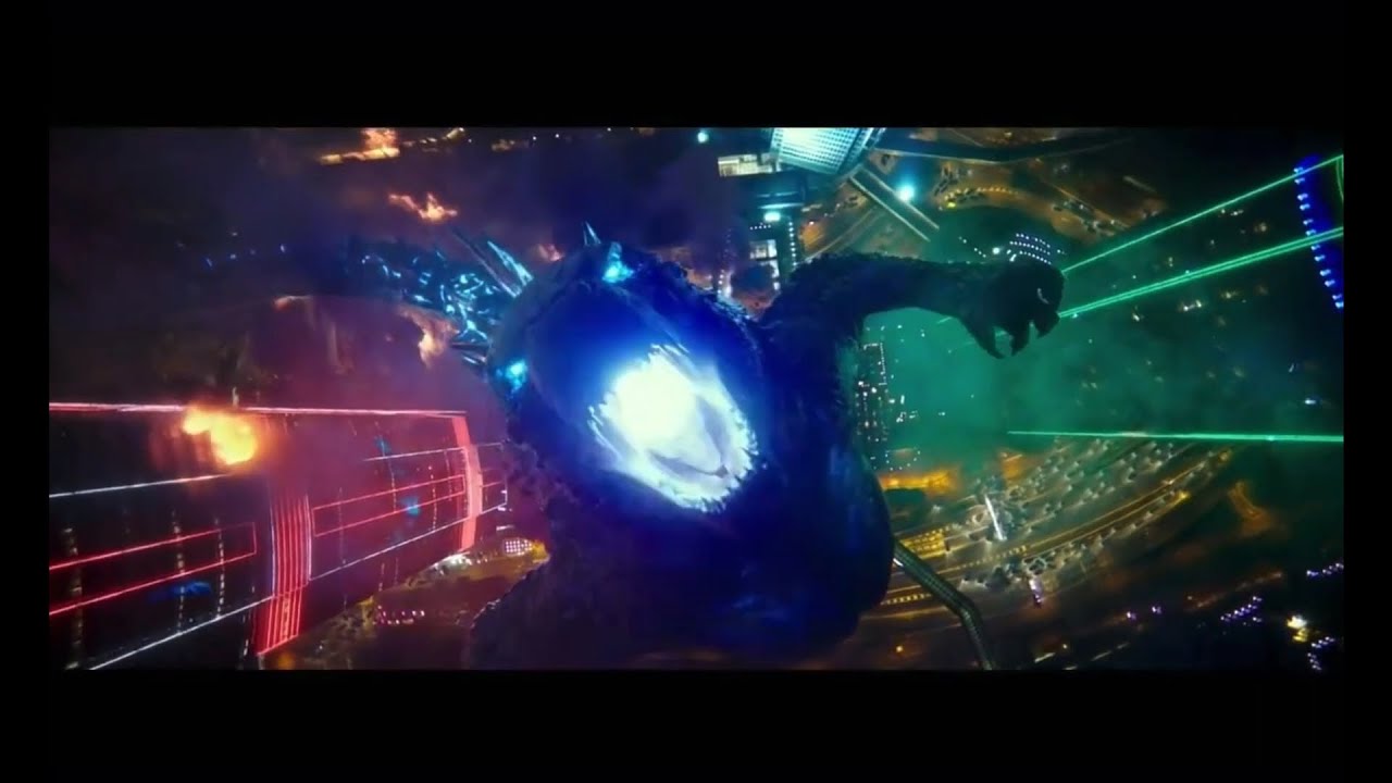 Godzilla fires atomic breath into the Hollow Earth! - YouTube