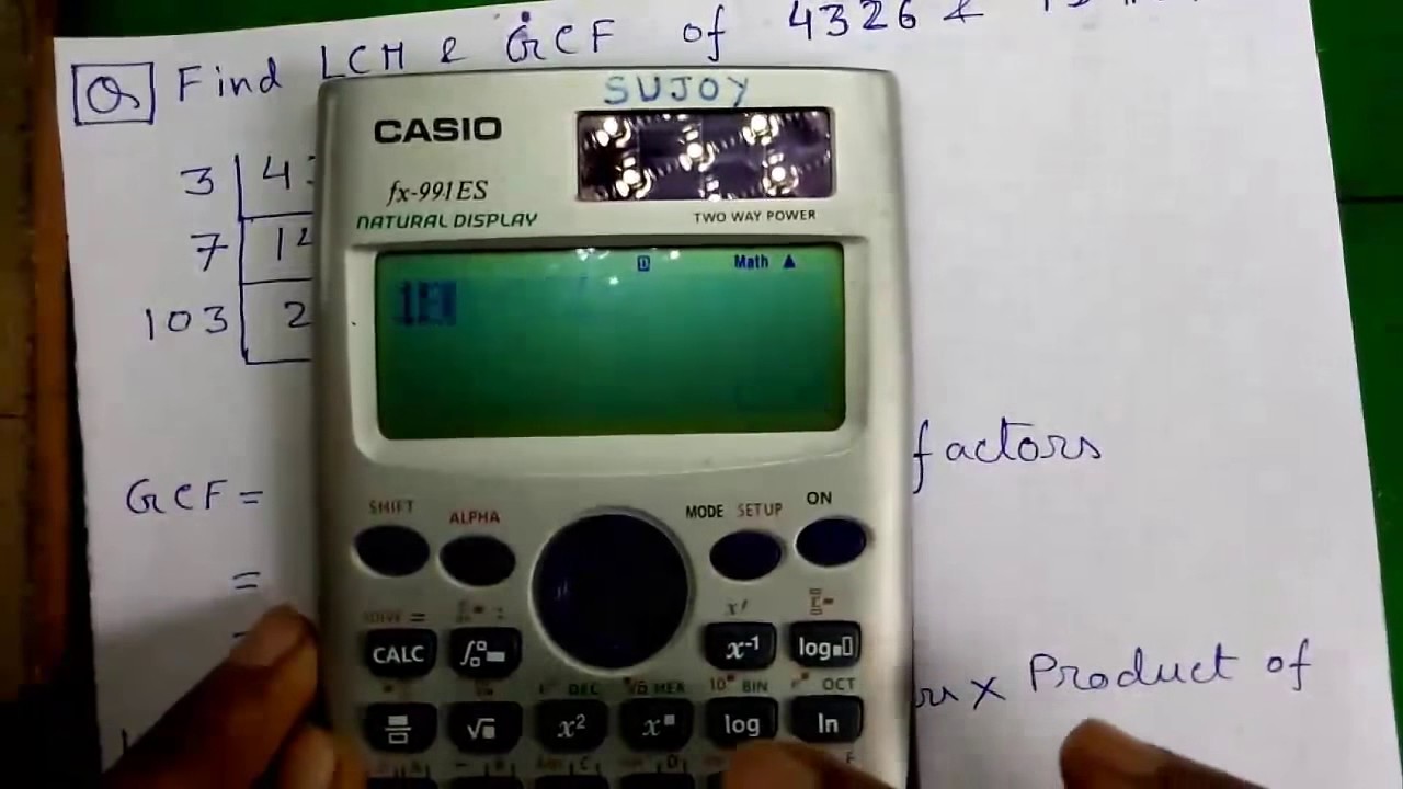 How To Find LCM And GCF On Casio Fx 991ES Scientific Calculator YouTube how-to-find-lcm-and-gcf-on-casio-fx-991es-scientific-calculator-youtube