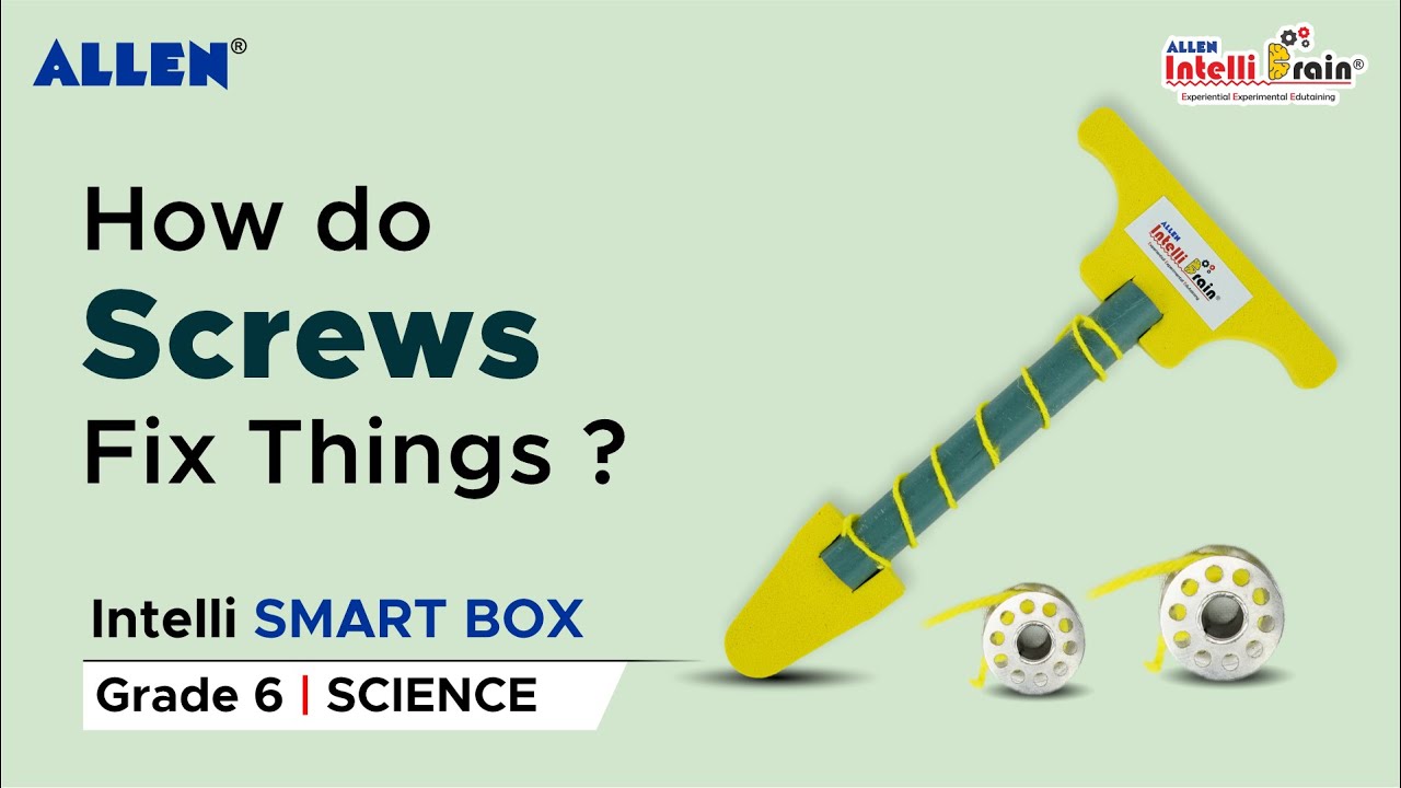 ALLEN Intelli SMART Box| Make your own Screw Model| Tiny Screw| Science ...