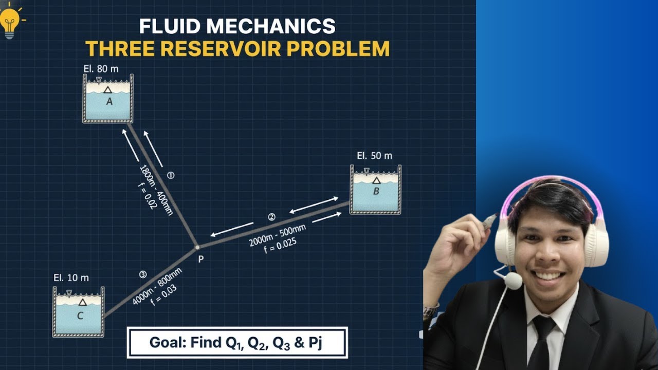 THREE -RESERVOIR PROBLEMS CONCEPTS WITH SOLUTION - YouTube