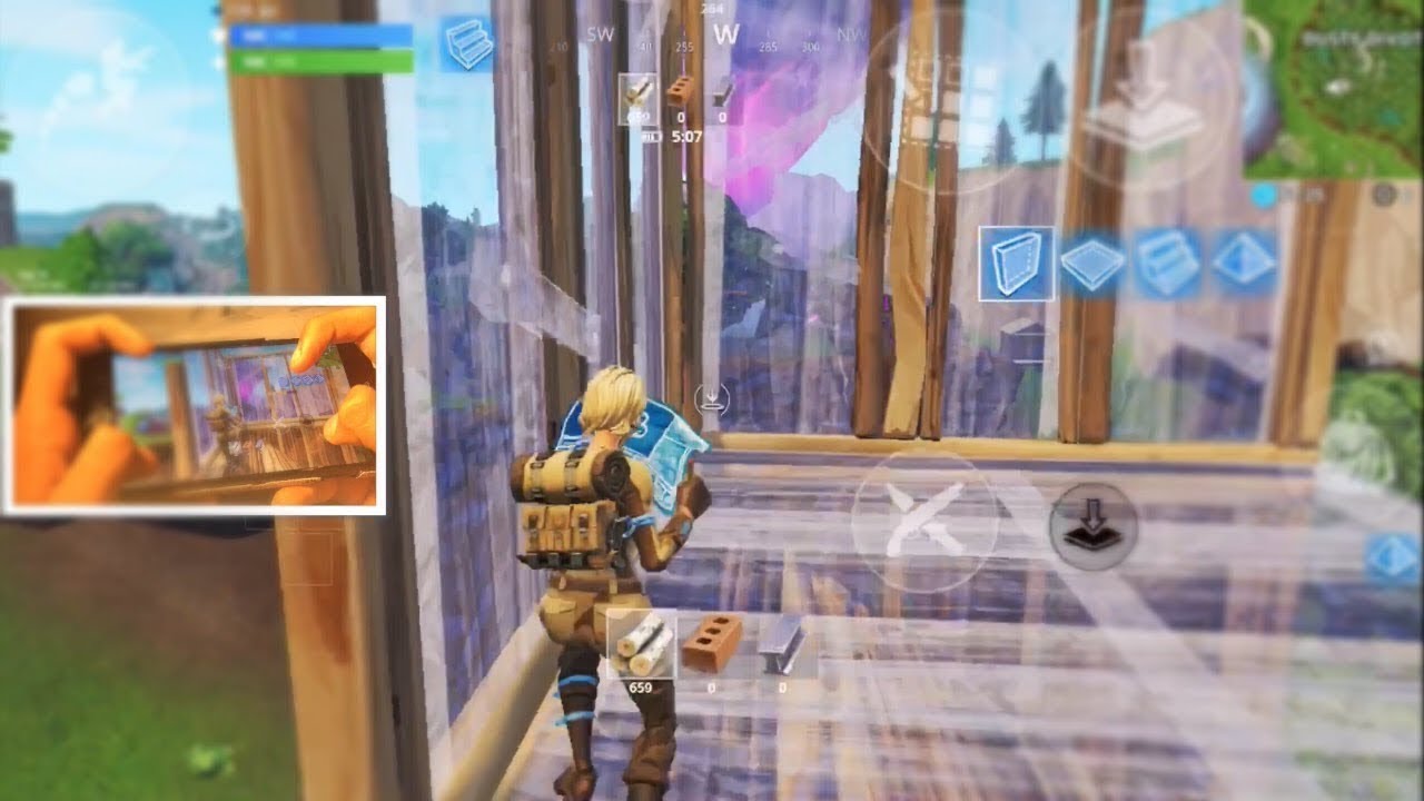 INSANE Fortnite 90s on MOBILE (Iphone 8+ Building Tutorial Teaser ...