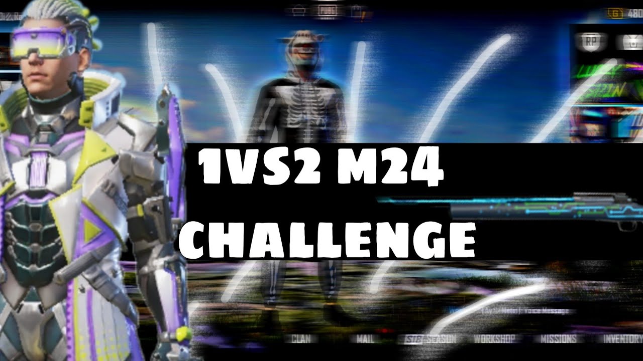 1vs2 m24 challenge high ms pubg mobile//ZiDi RajpooT yT - YouTube