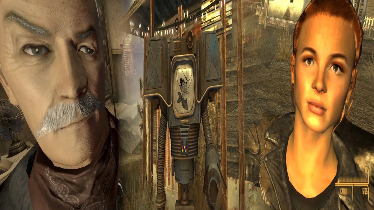 Gaming on 3 Monitors: Fallout New Vegas 5760x1080 Ultrawide - YouTube