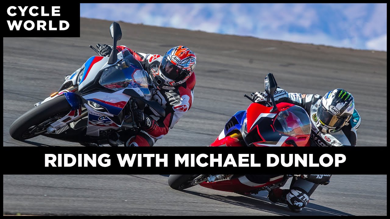 Ripping laps in the California desert with TT legend Michael Dunlop ...