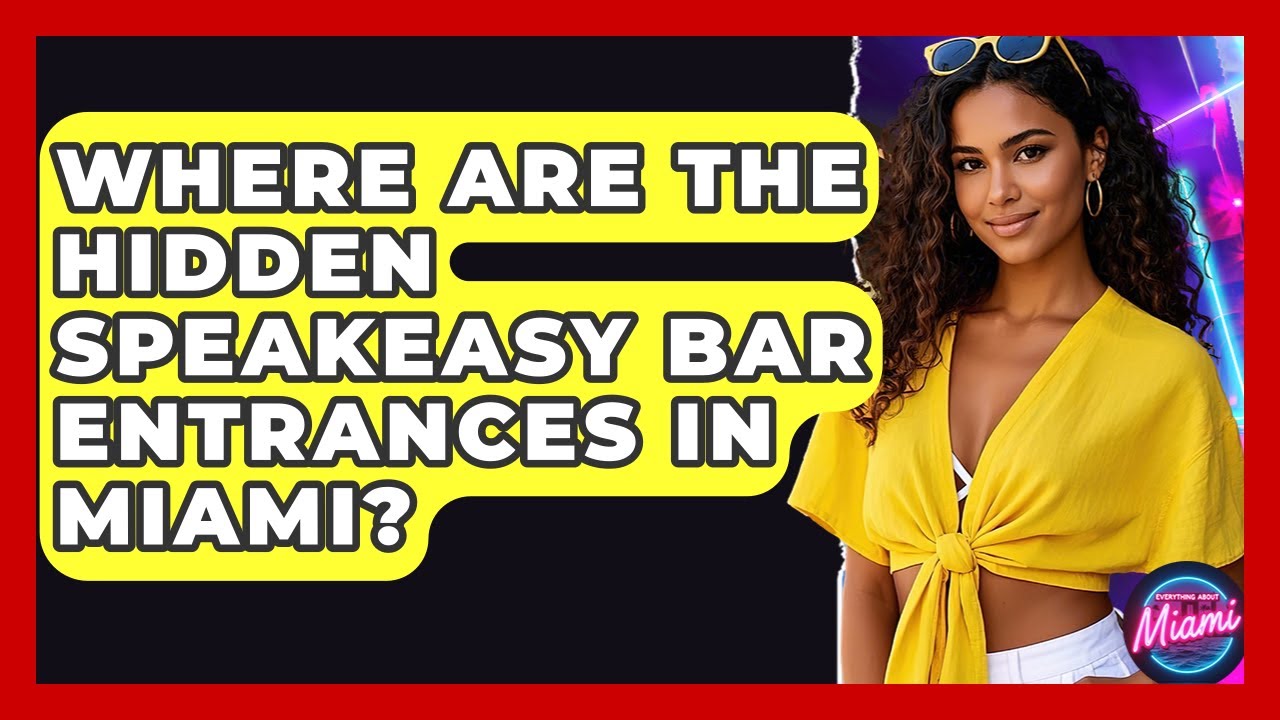 Where Are The Hidden Speakeasy Bar Entrances In Miami? - Everything ...