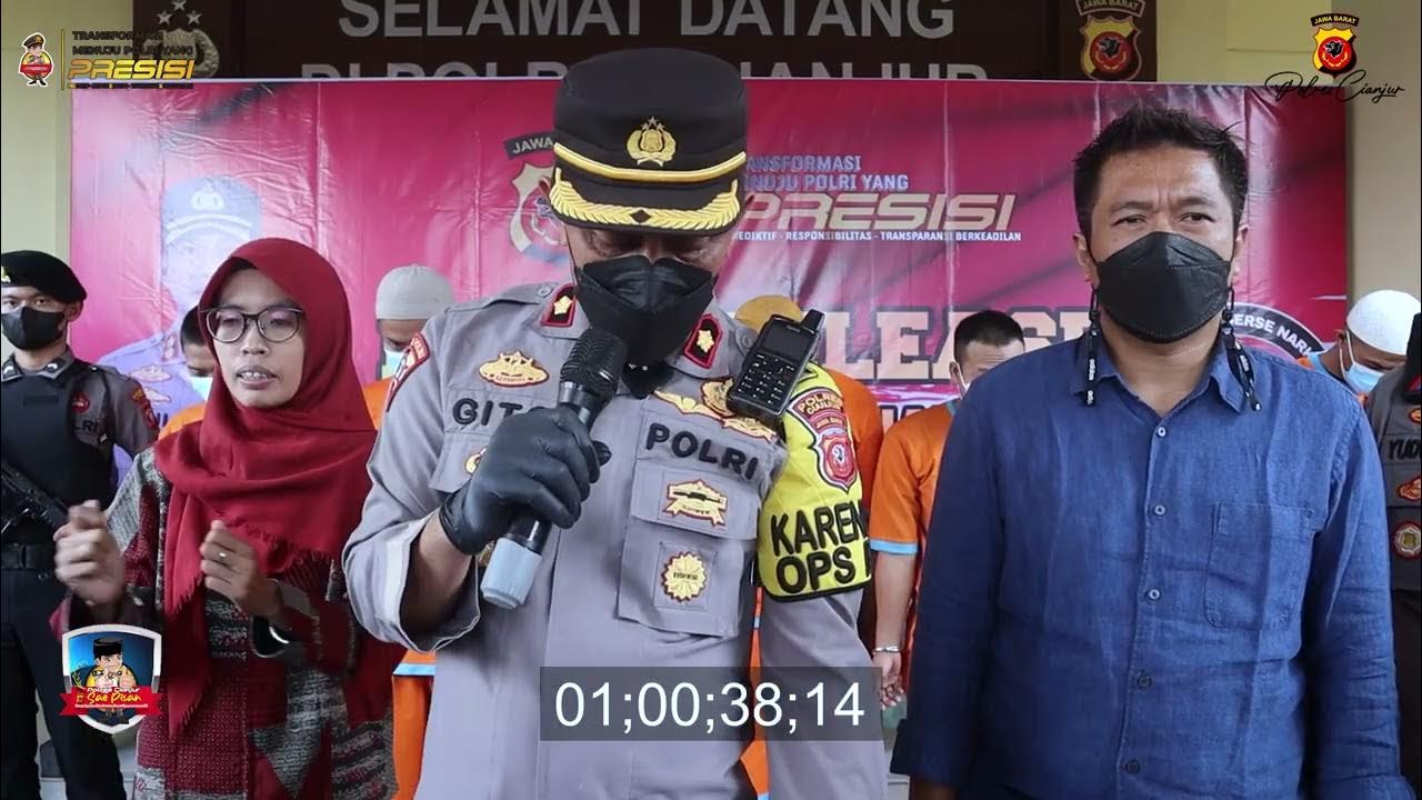 Selama Bulan September 2022, Polres Cianjur Berhasil Mengungkap 5 Kasus Narkoba - YouTube