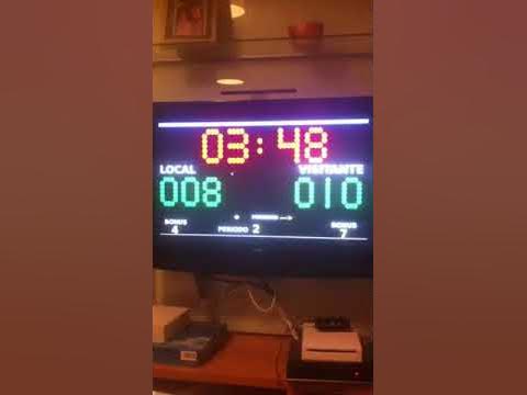 open scoreboard raspberry Pi - YouTube