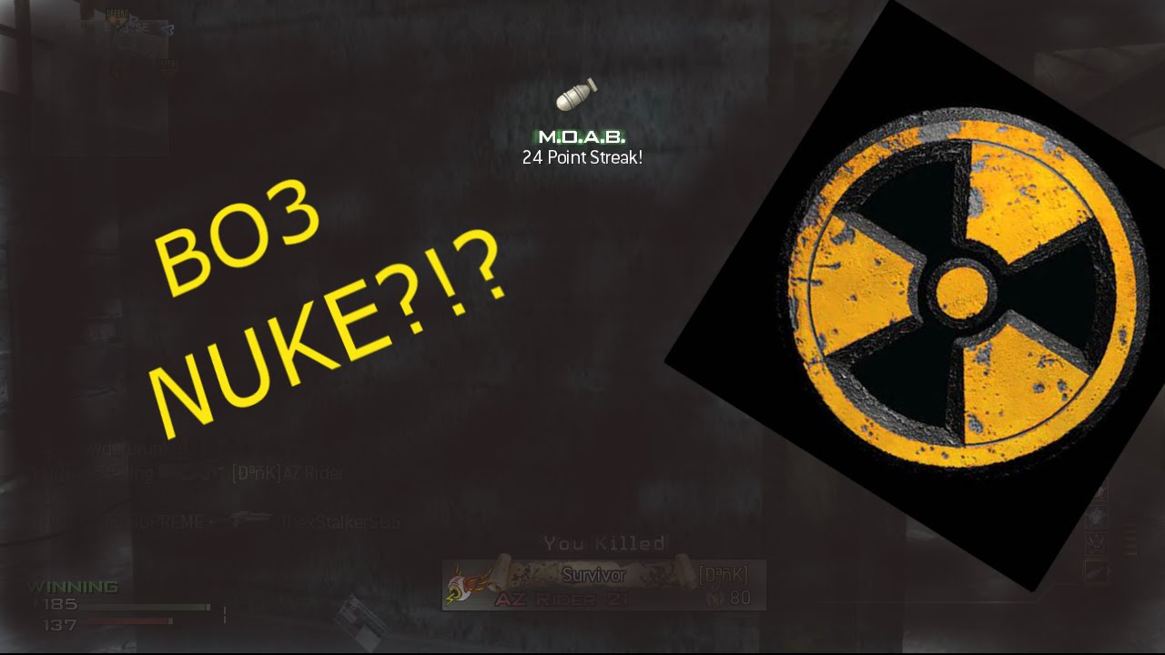 BO3 Nuke?!? (Zombies too!!) - YouTube