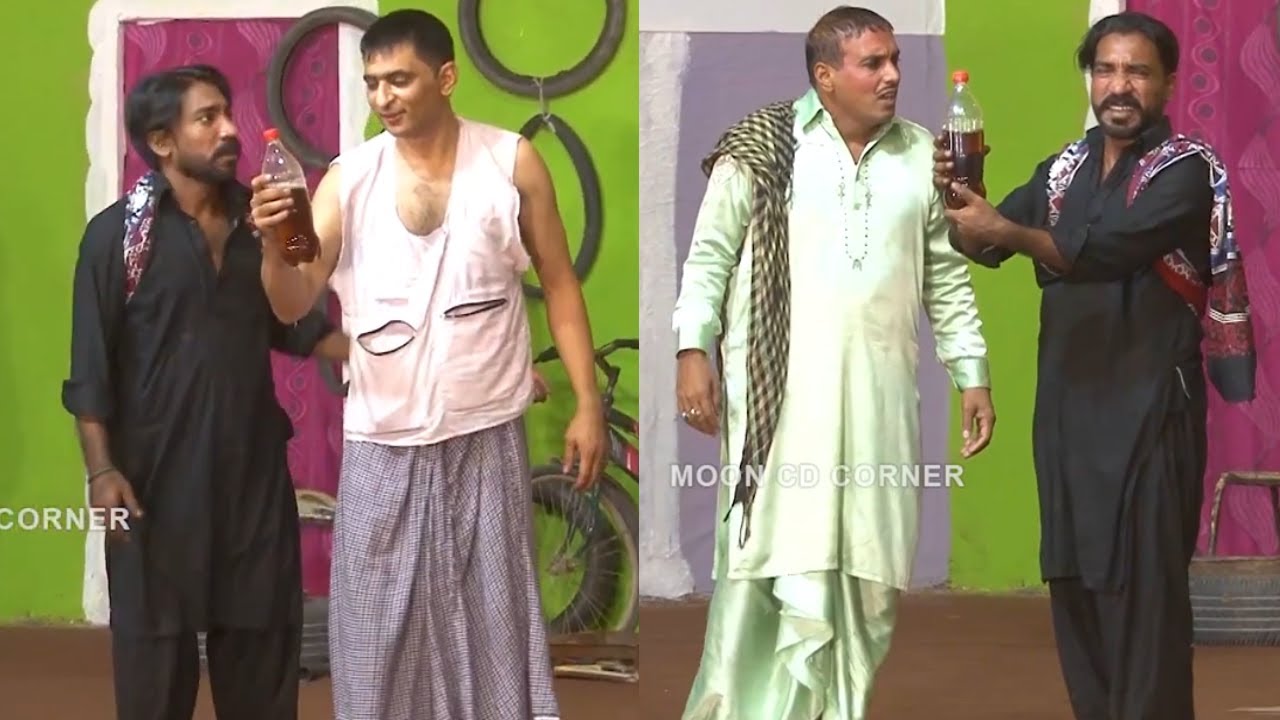 Amjad Rana with Shabir Gangoa | Nadeem Chitta | Comedy Clip | Stage ...