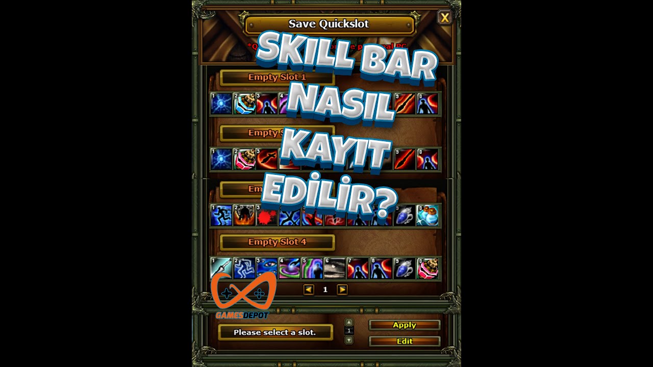 SKILL BAR NASIL KAYIT EDİLİR? | Knight Online - YouTube