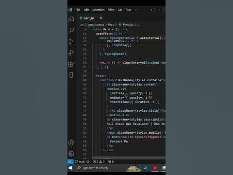 Typing Animation in React - YouTube