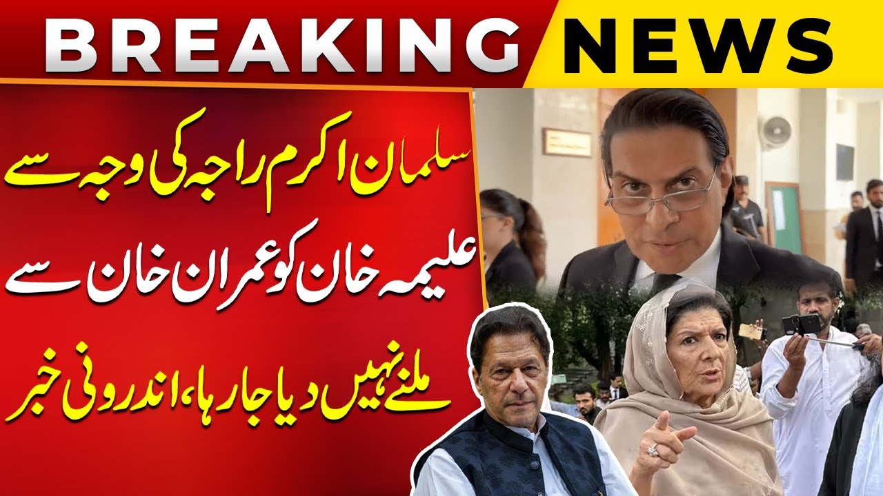 Suleman Akram Raja Preventing Aleema Khan from Meeting Imran Khan ...