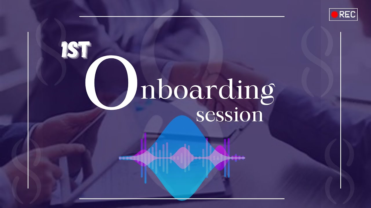 The first Onboarding session - YouTube