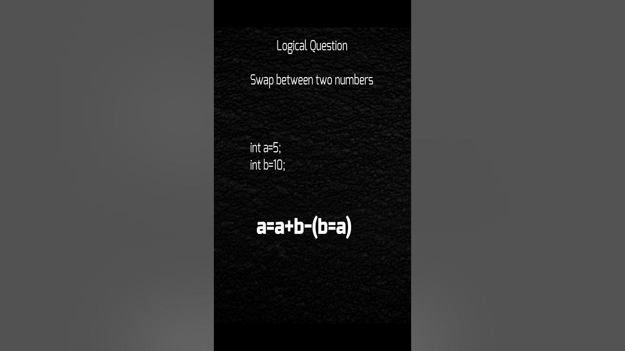 C++ Trick to Swap Numbers in One Line! 🔄#code #cplusplus #coding #logic #tricks #quiz # ...