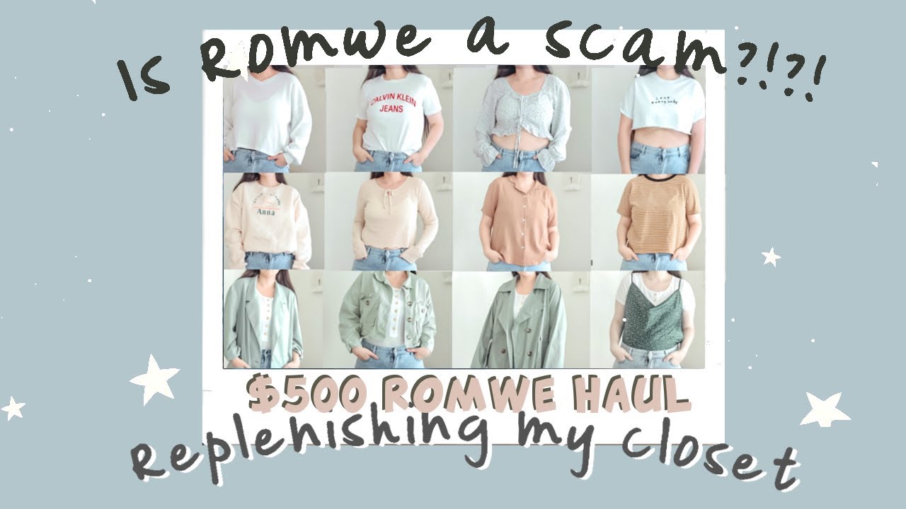 Is Romwe a Scam? Buying $500 worth of clothes! | Try-On - YouTube