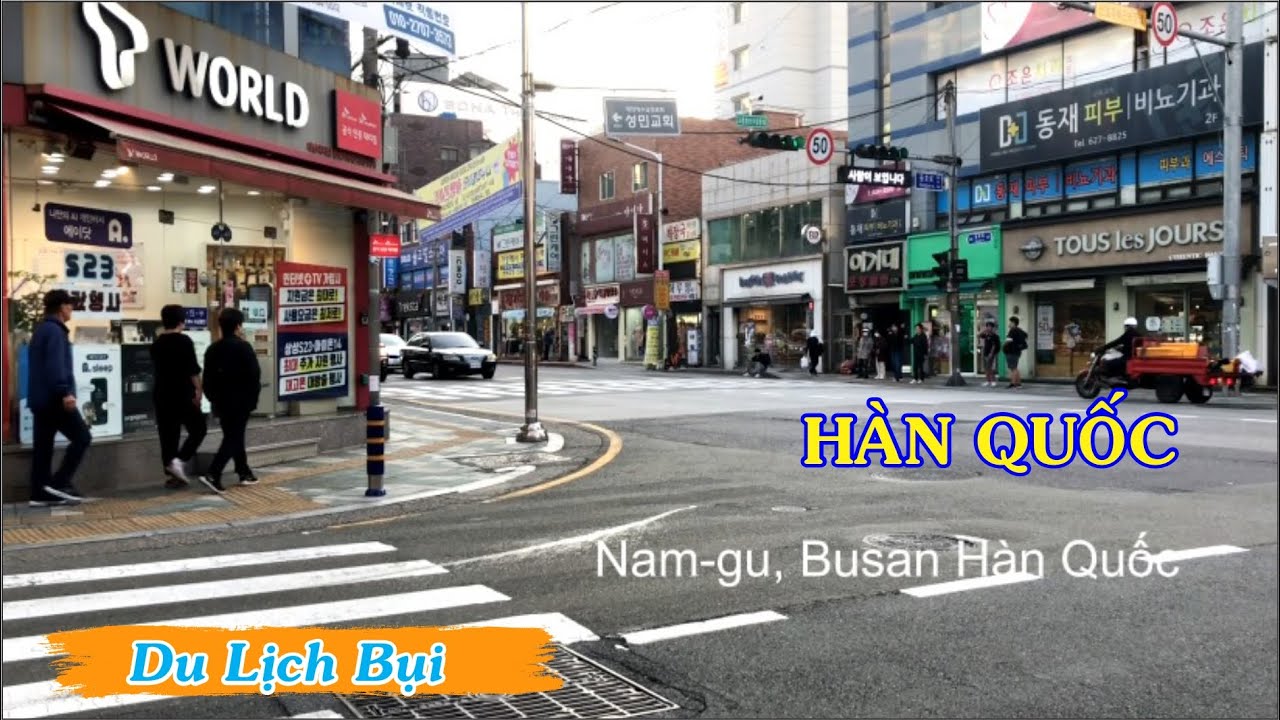 Dạo Quanh Nam-gu Busan Hàn Quốc, Du Lịch Tự Túc Hàn Quốc. walking in ...