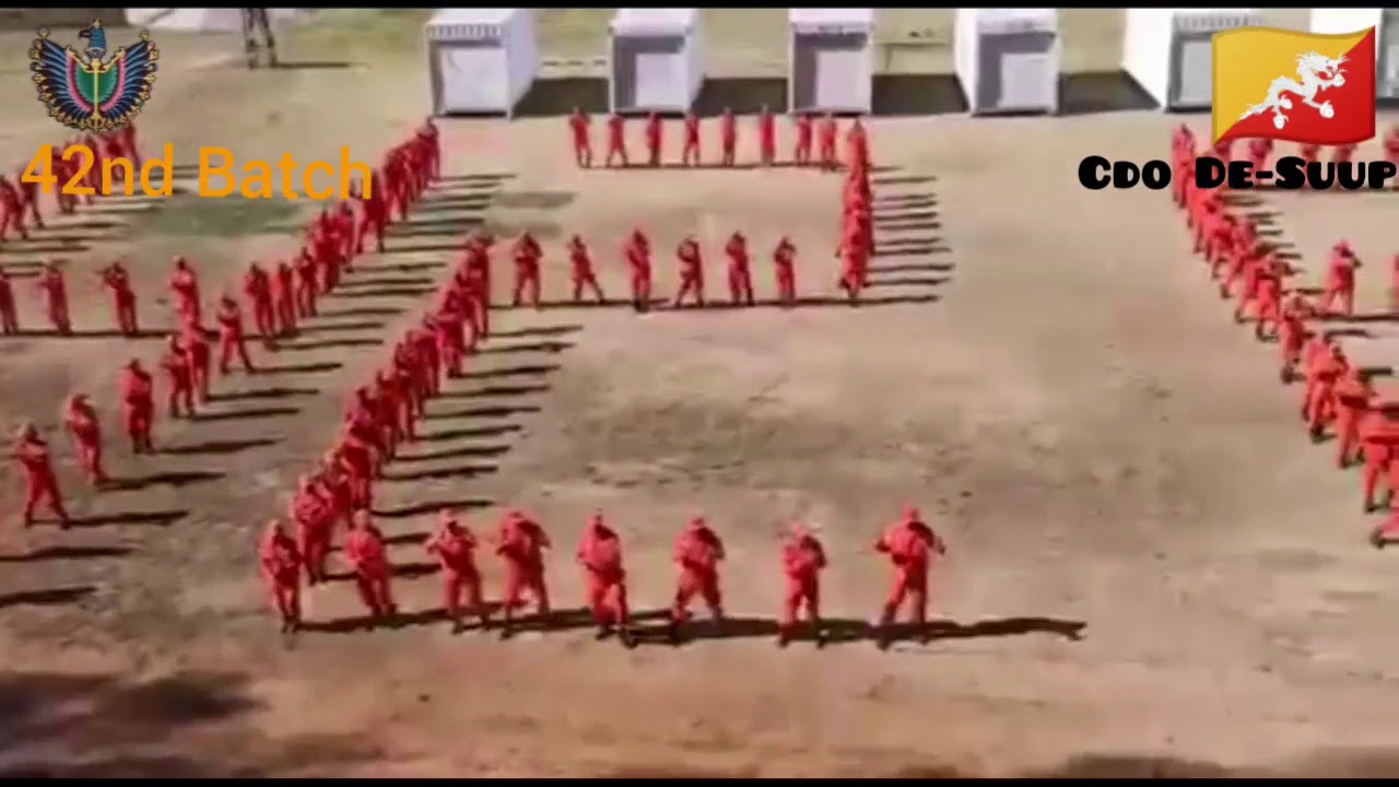 42nd Batch specialized Desuup training at Commando Wing(Paro,Shaba ...