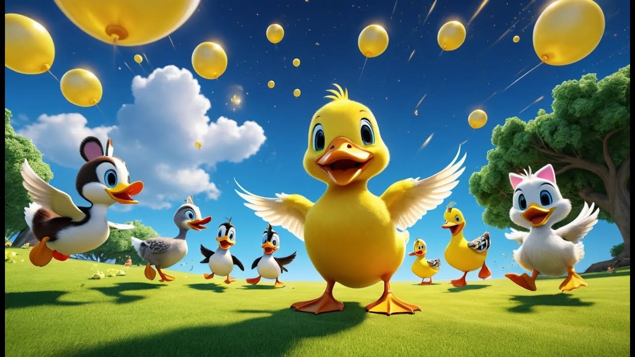 Ducky Flappy Wings Go Flap Flap Flap | Fun Nursery Rhyme for Kids - YouTube