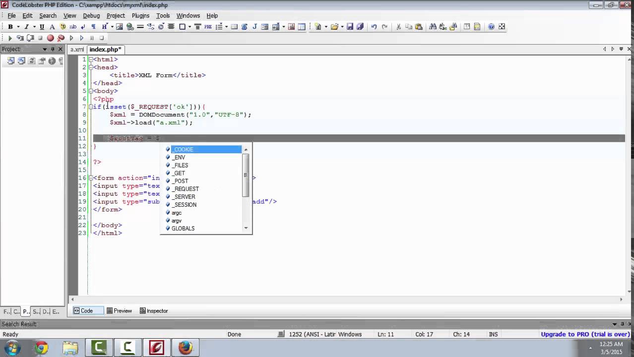 HTML Form To XML - Using PHP - YouTube