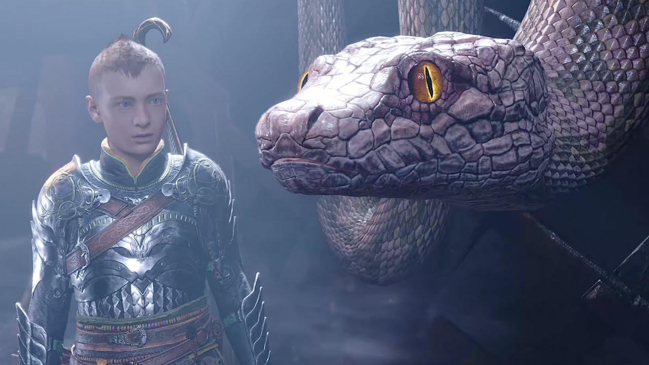 Atreus Adds Giant Soul to Snake - God of War Ragnarok - PS5 Gameplay ...