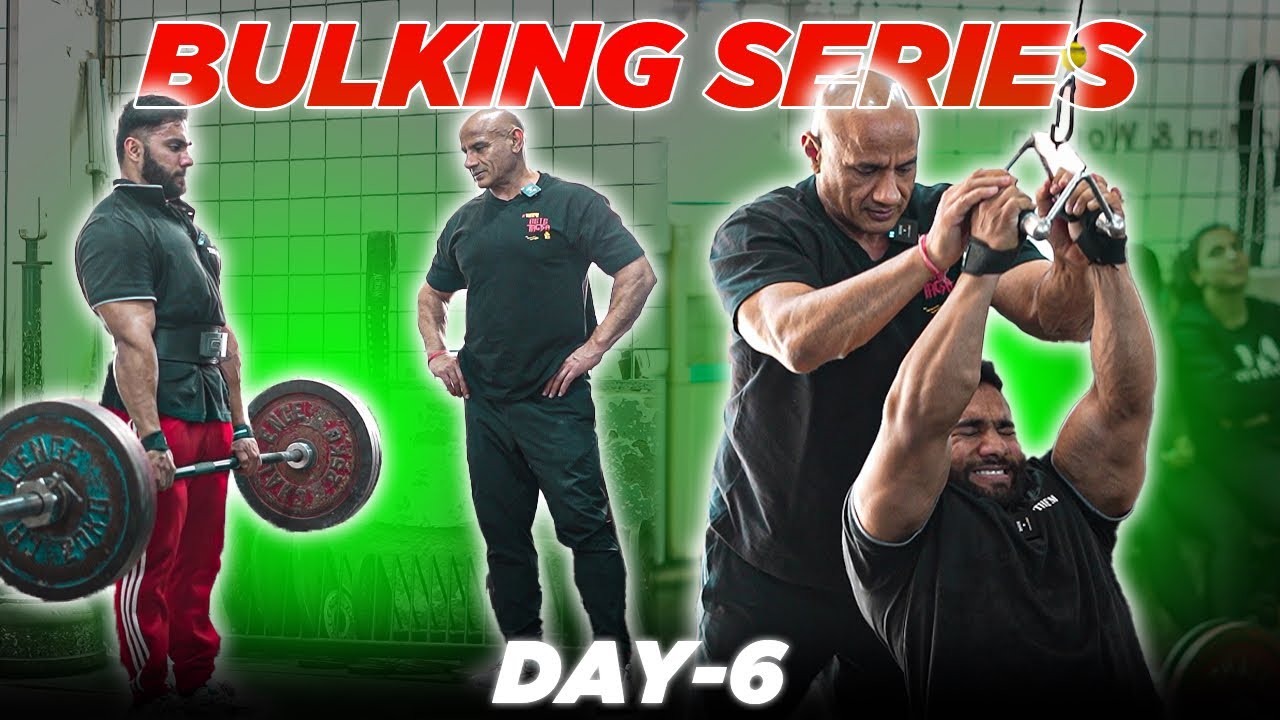 Back & Bicpes Workout|| Thicker Back||Bulking Series||Training with ...