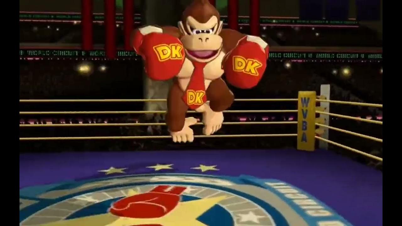 Punch out wii All Donkey Kong animations - YouTube