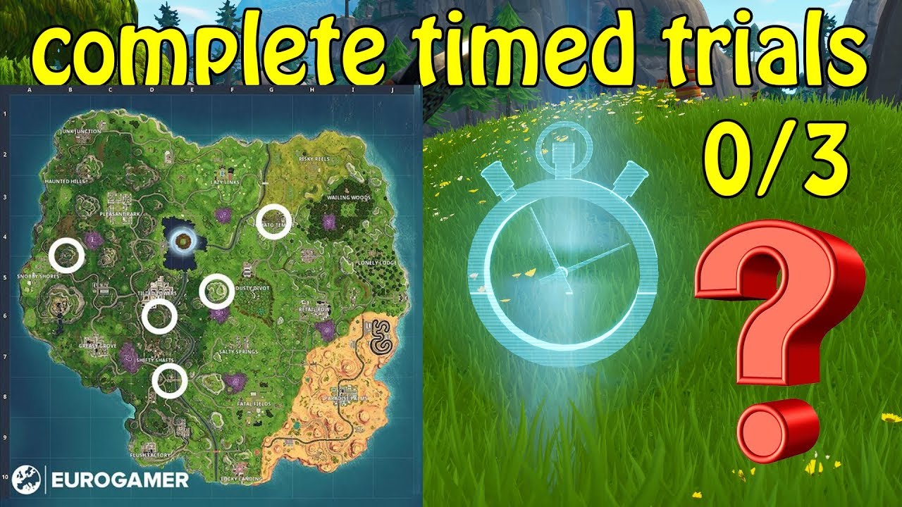 Complete timed trials | Nhiệm Vụ Tuần 3 Season 6 Fortnite - YouTube