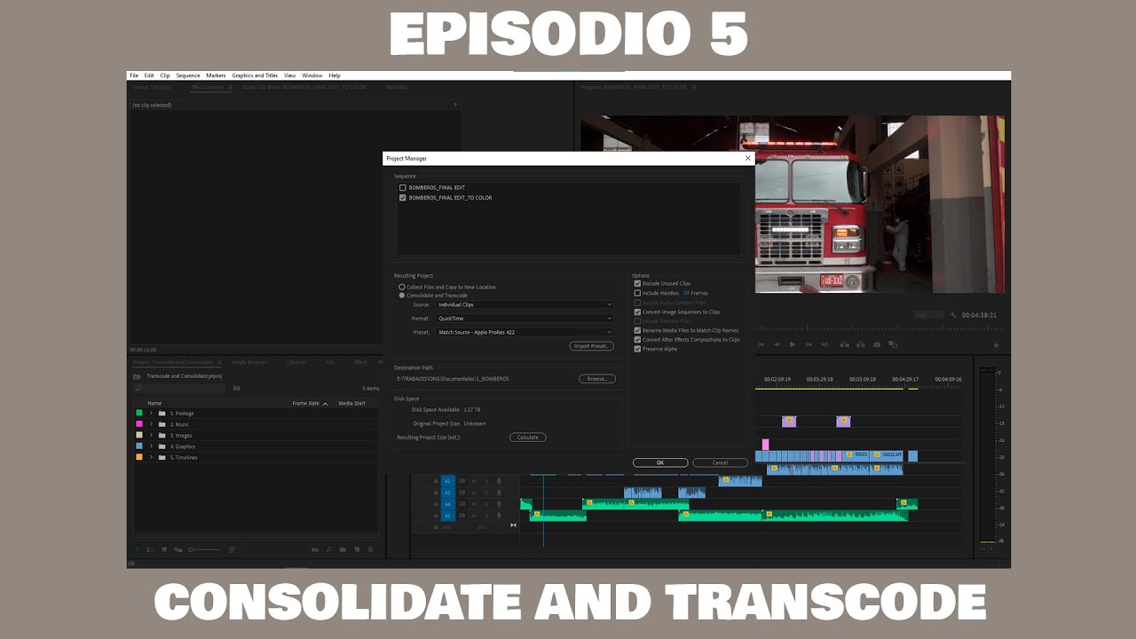Episodio #5: Consolidate and Transcode - YouTube