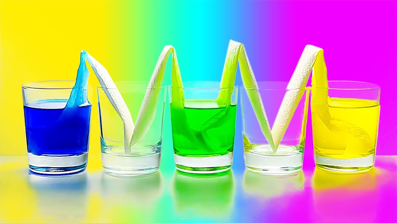 20 COLORFUL AND FUN WATER TRICKS FOR CHILDREN - The Crafter Connection