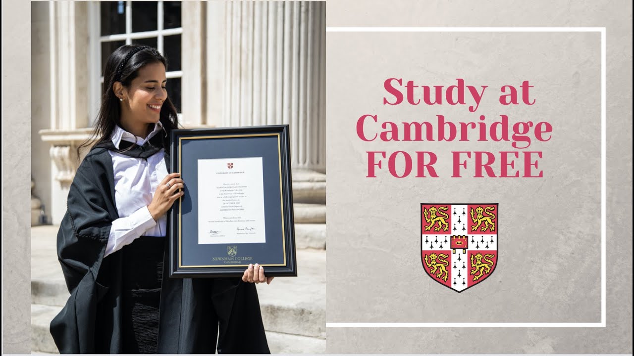 Study at Cambridge University for FREE | 1min about funding - YouTube