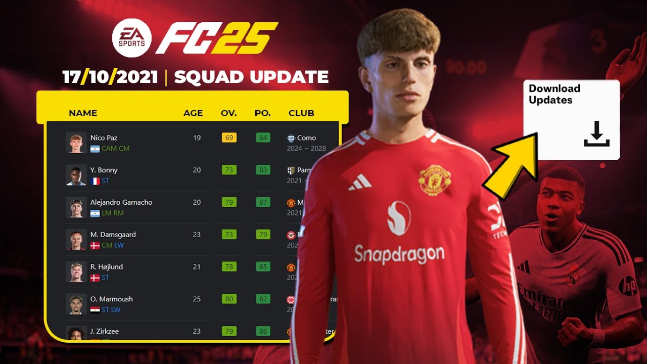 FC 25 Squad Update | 17th October, 2024 - YouTube