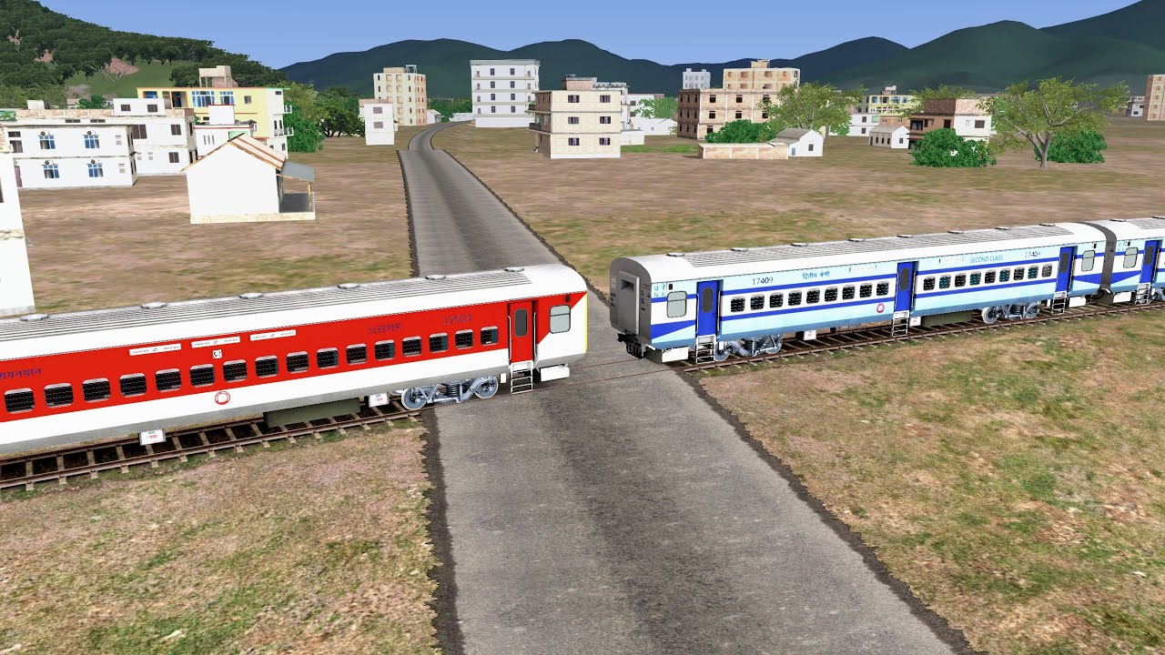 RED LHB COACHES COUPLING LHB HYBRID C Coaches | SHUNTING BY GOOTY WDM3D ...
