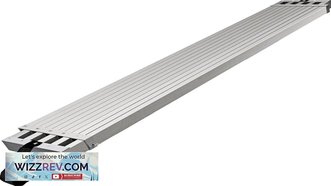 VEVOR Aluminum Work Plank 9-15ft Telescoping Plank 440lbs Capacity ...