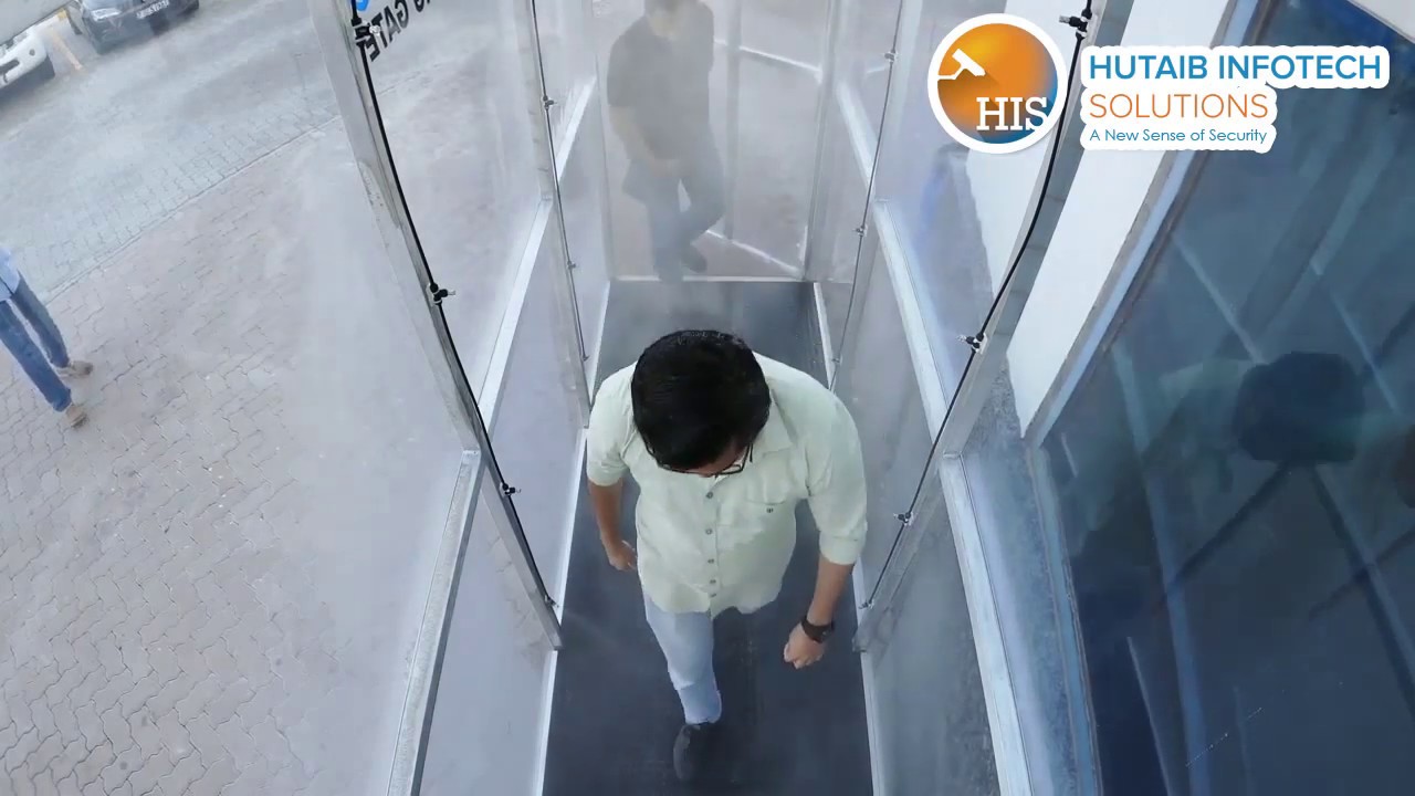Pedestrian Disinfection Sanitizing Tunnel Solutions - YouTube