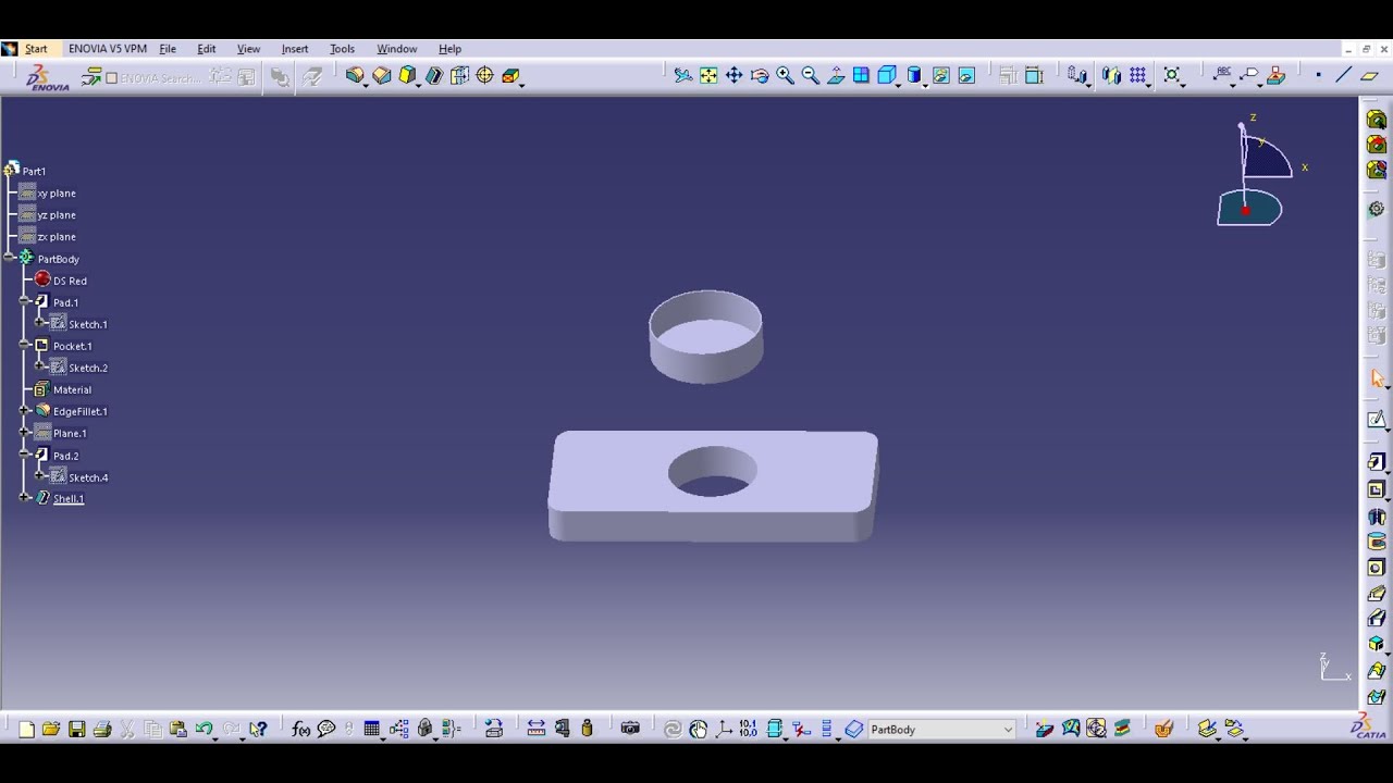 Introduction to Catia V5 R21 for beginners - YouTube