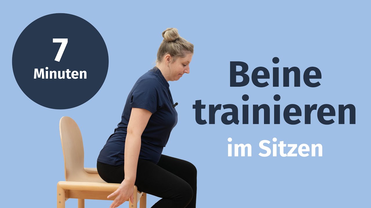 🦵🏼Beine trainieren im Sitzen. (7 Minuten) - YouTube