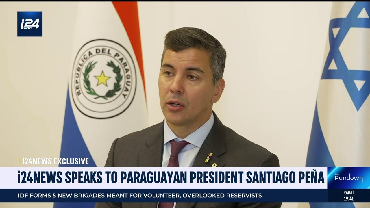 Exclusive interview: Paraguay President Santiago Peña speaks to i24NEWS ...