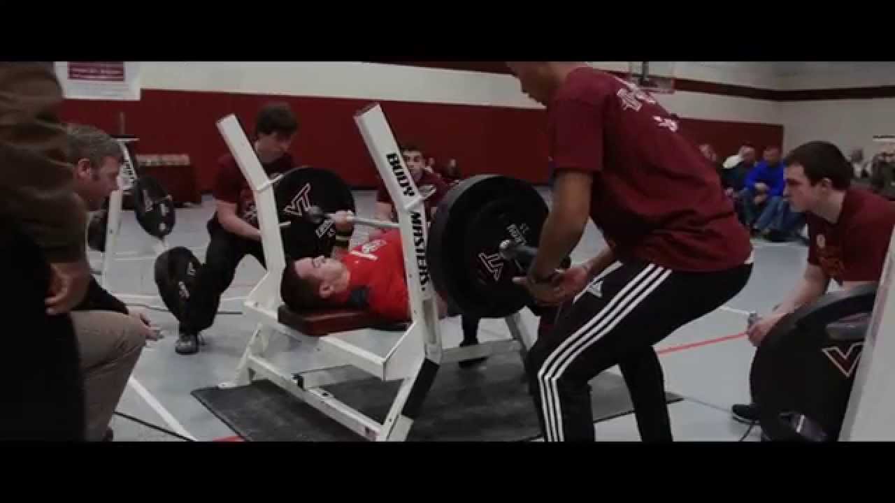 2015 Virginia Tech Bench Press Competition - YouTube