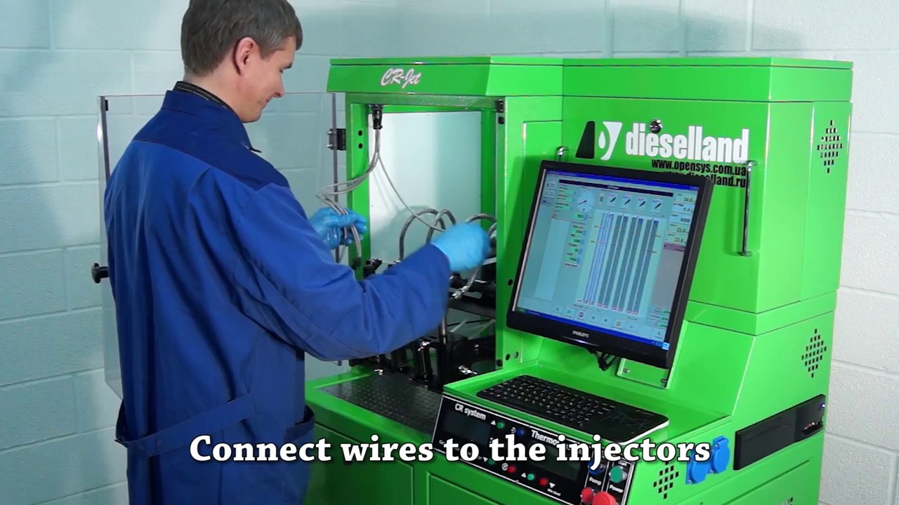 Urządzenie do sprawdzania wtryskiwaczy Common Rail, Bosch, Delphi ...
