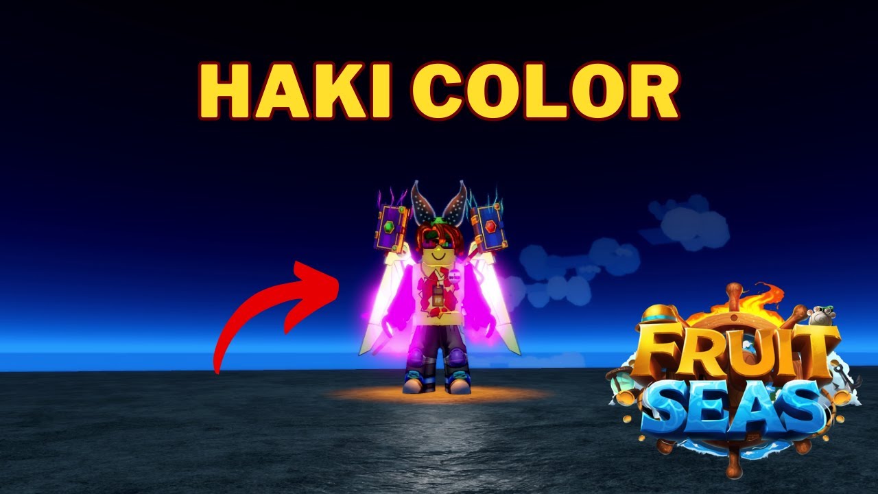 How To Change Haki Color in Fruit Seas | Fruit Seas Haki Color - YouTube