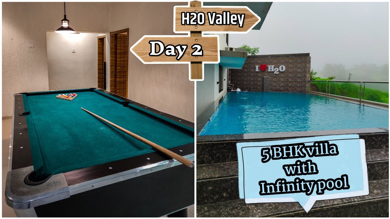 H2O Valley ( Day 2 ) | 5 BHK LUXURIOUS VILLA with Infinity Pool ...
